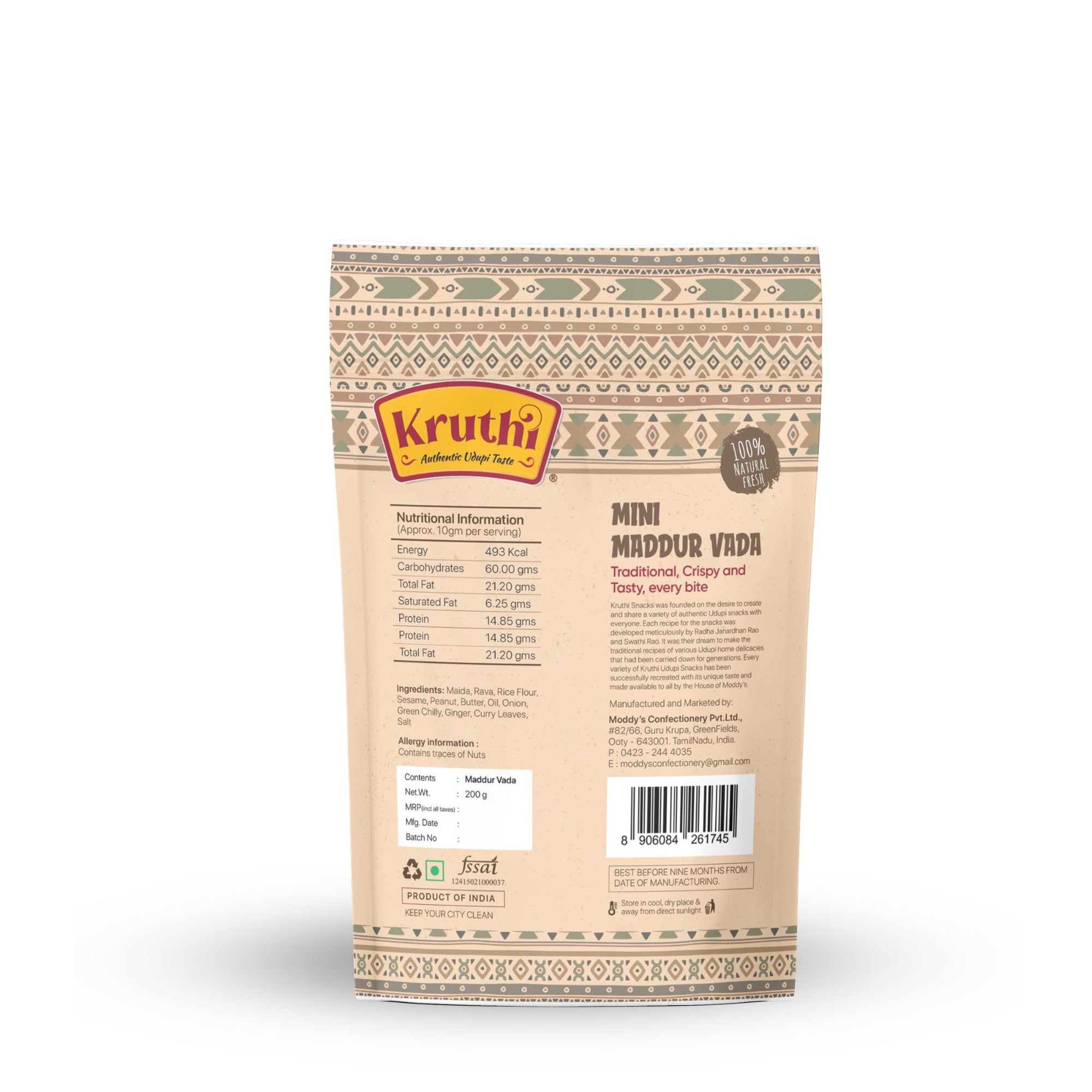 MINI MADDUR VADA – Kruthi Snacks and Masalas